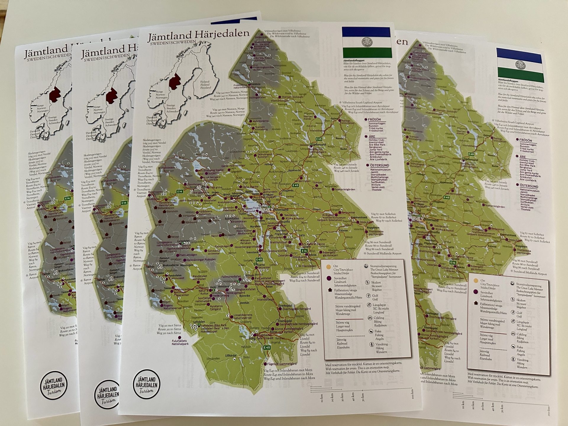 Översiktskarta Jämtland Härjedalen - Jämtland Härjedalen Turism